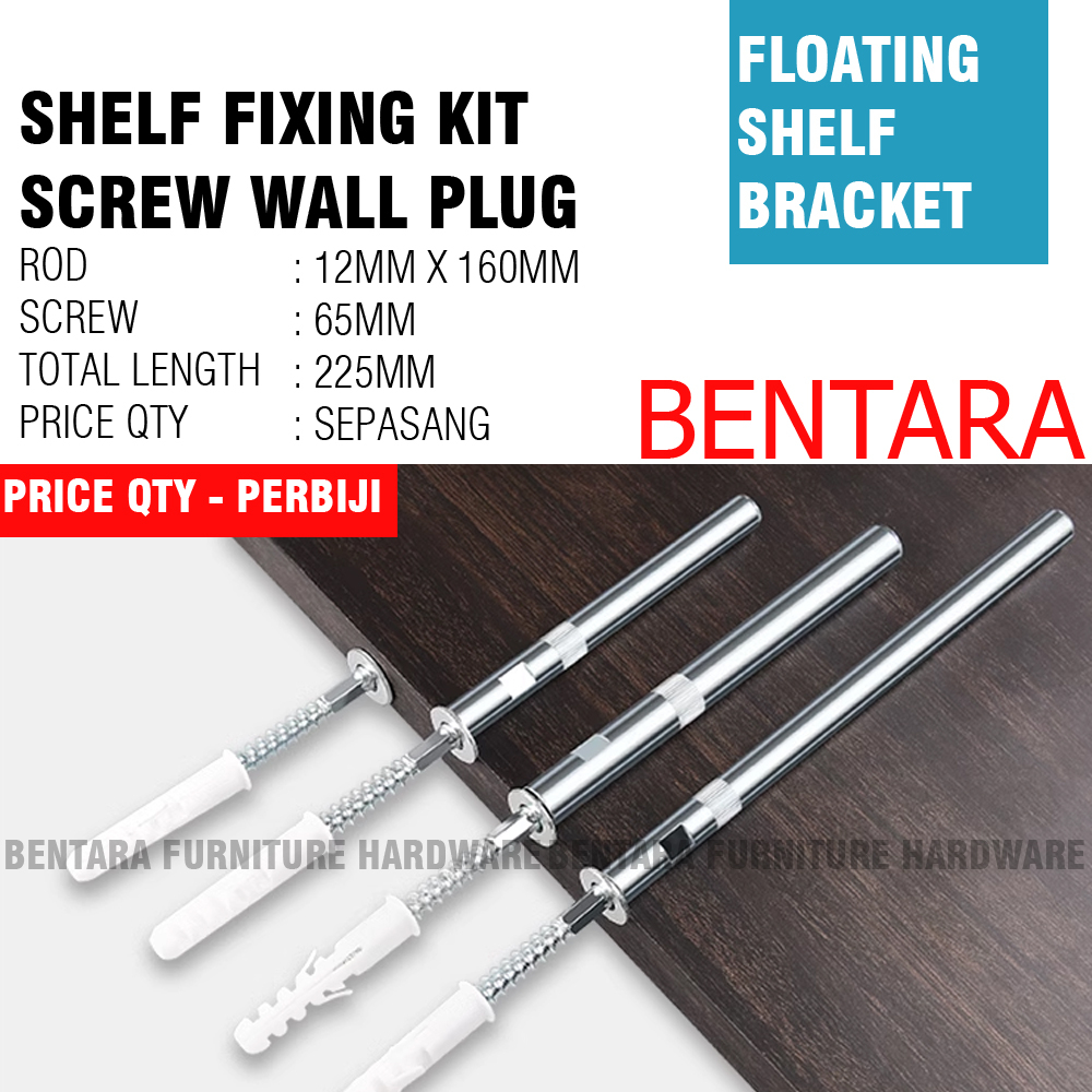 Jual 16 CM PEN AMBALAN MELAYANG BAUT 12 X 160MM - Heavy Duty Wall Plug ...