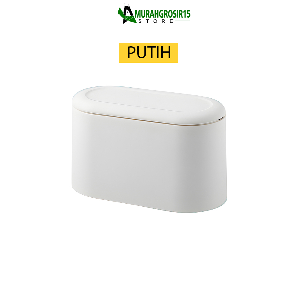 Jual Tempat Sampah Mini Portable Trash Bin Push Tong Sampah | Shopee ...