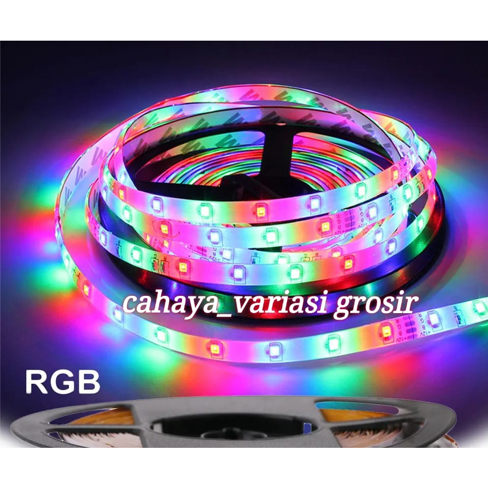 Jual Lampu Led Strip Roll 5 meter 24 volt mata Led 3528 Mobil Truk Bis ...
