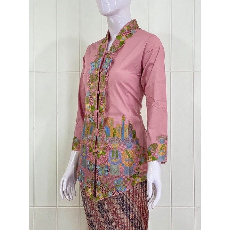 Jual BAJU KEBAYA PESTA ENCIM BORDIL TERMURAH/KEBAYA ENCIM WISUDA KATUN ...