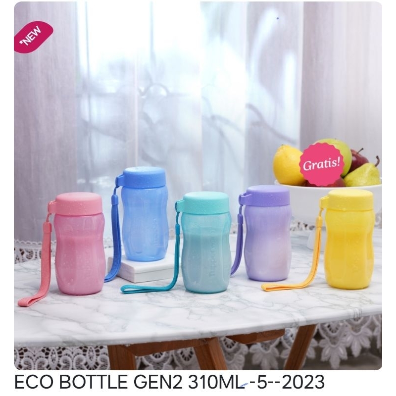 Jual TUPPERWARE ECO BOTTLE GEN2 310ml (5) BOTOL mini 310ml | Shopee Indonesia