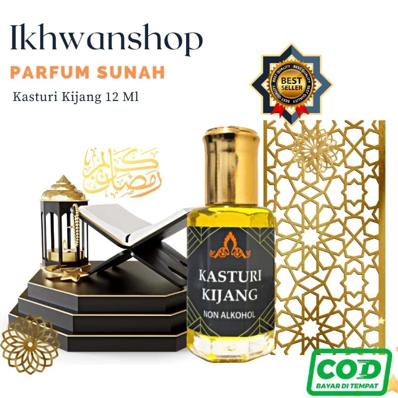 Jual Parfum Kasturi Kijang Minyak Wangi Rool-On Murni Non Alkohol 12ml parfume Arab Saudi Bibit ...