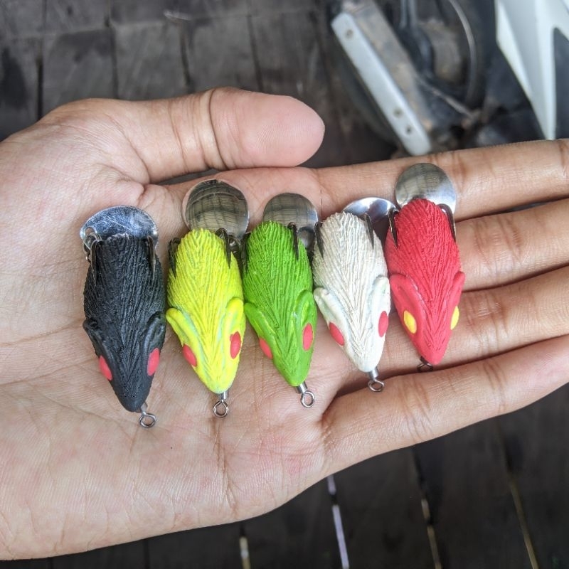 Jual Umpan Soft Frog 3D Model Tikus 3,5Cm | Shopee Indonesia