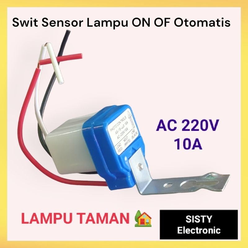 Jual Sensor Cahaya Sensor Lampu Listrik On Of Photo Cell Taman Rumah ...