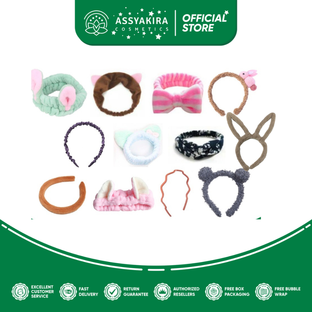 Jual Aksesoris | Bando Bandana Lucu / Bando Bandana Kain Motif Ala ...