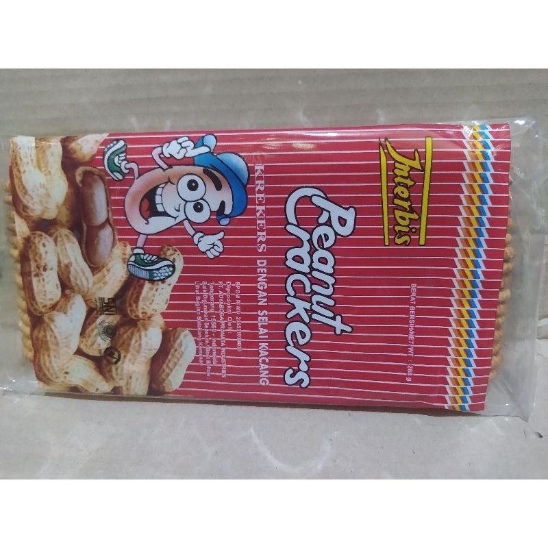 Jual interbis peanut crackers 268gr | Shopee Indonesia