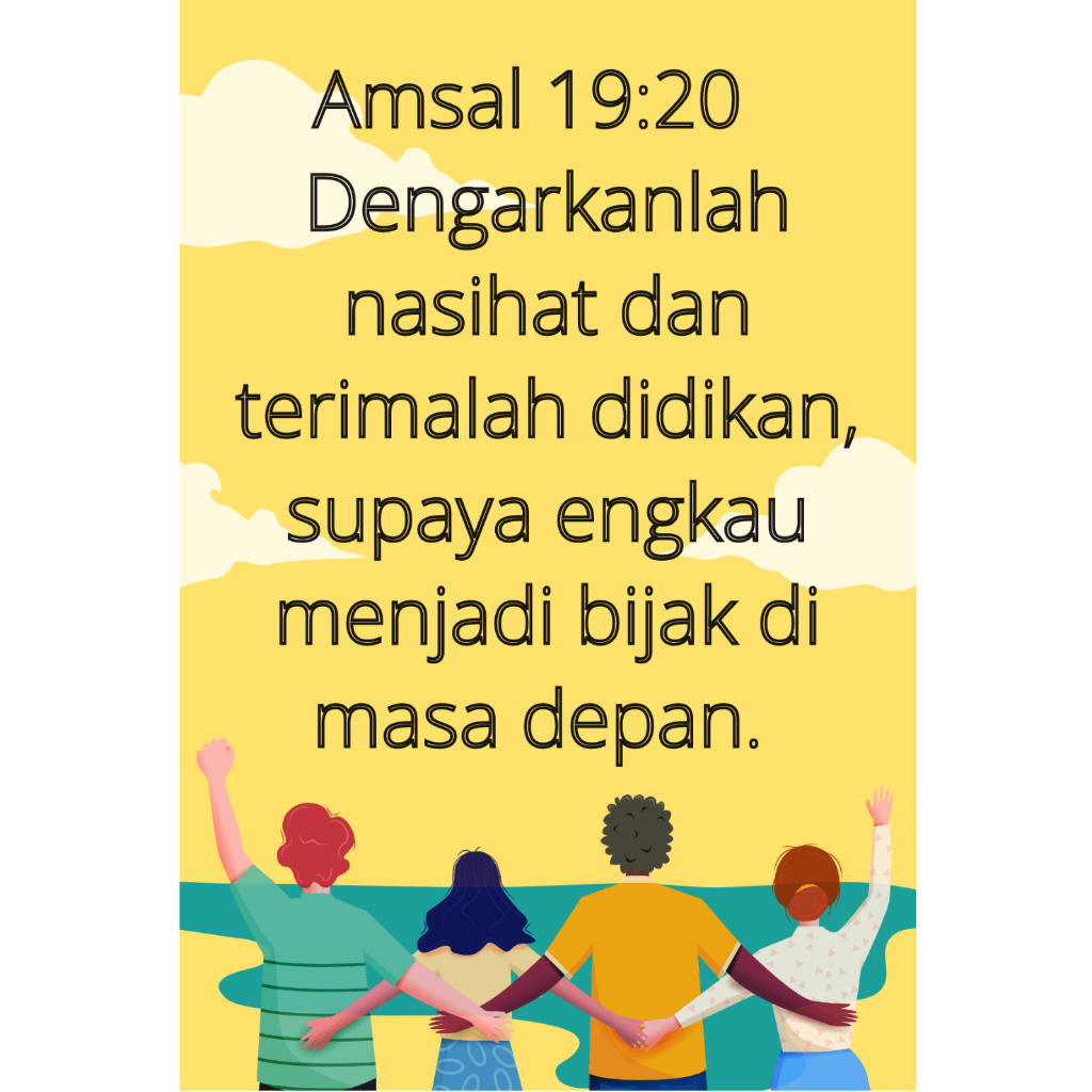 Jual Sticker Ayat Emas Alkitab Tema Persahabatan Pertemanan Dalam Kasih ...