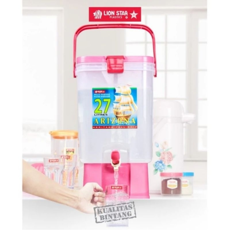 Jual Lion Star Dispenser Plastik D-22 Arizona Drink 27 Liter | Shopee ...