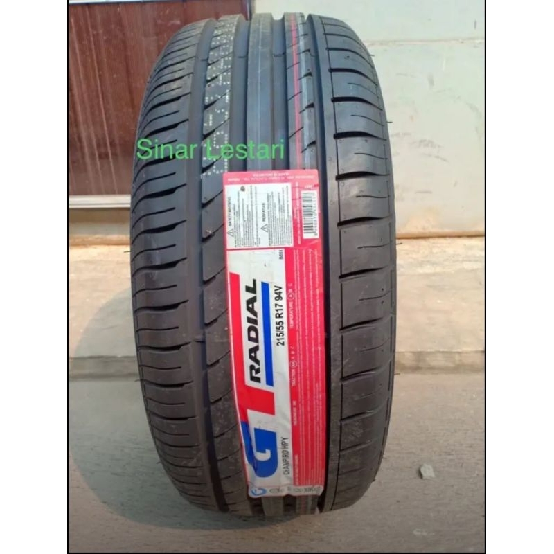 Jual Ban GT Radial Champiro HPY 215 55 R17 94V Ban Mobil Innova, Juke, Camry, HRV Dll. | Shopee ...