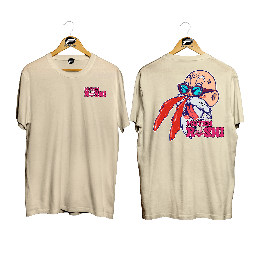 Jual Fpc Id Kaos Anime Dragon Ball Muten Roshi Imagination Cotton ...