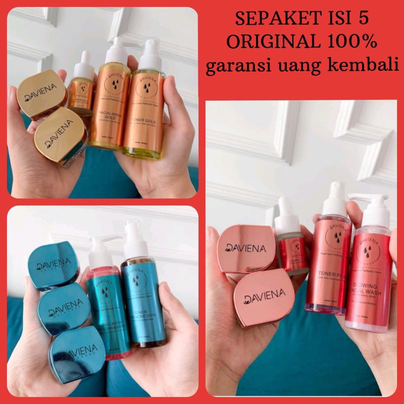Jual DAVIENA SKINCARE | GOLD SERIES DAVIENA SKINCARE /ACNE SERIES ...
