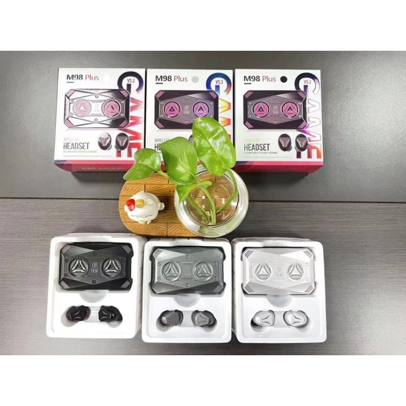 Jual Headset Bluetooth Game TWS M98 Plus | Shopee Indonesia