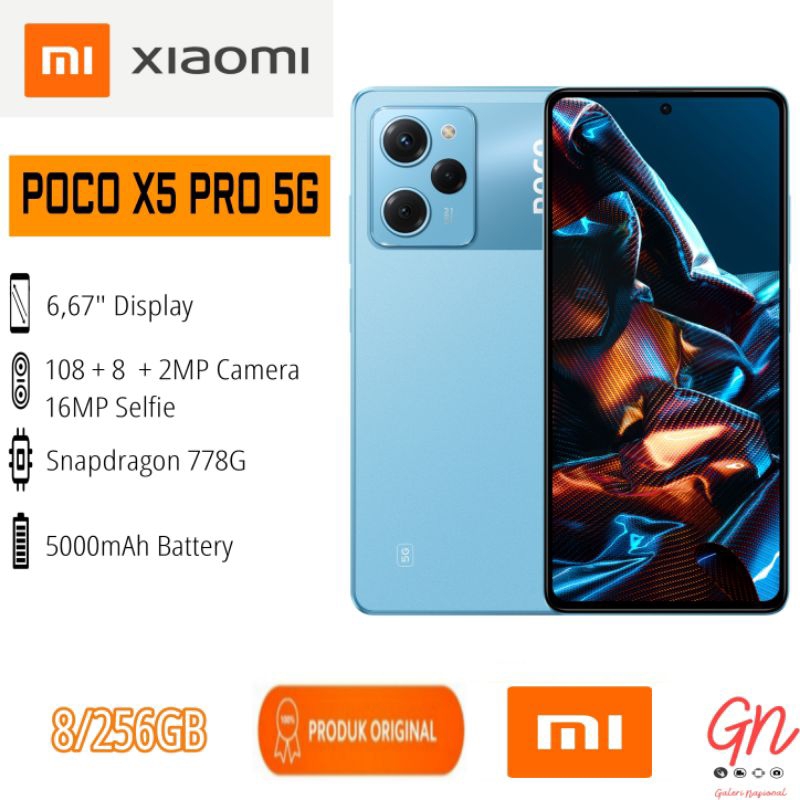 Jual XIAOMI POCO X5 PRO 5G 8/256GB GARANSI RESMI | Shopee Indonesia