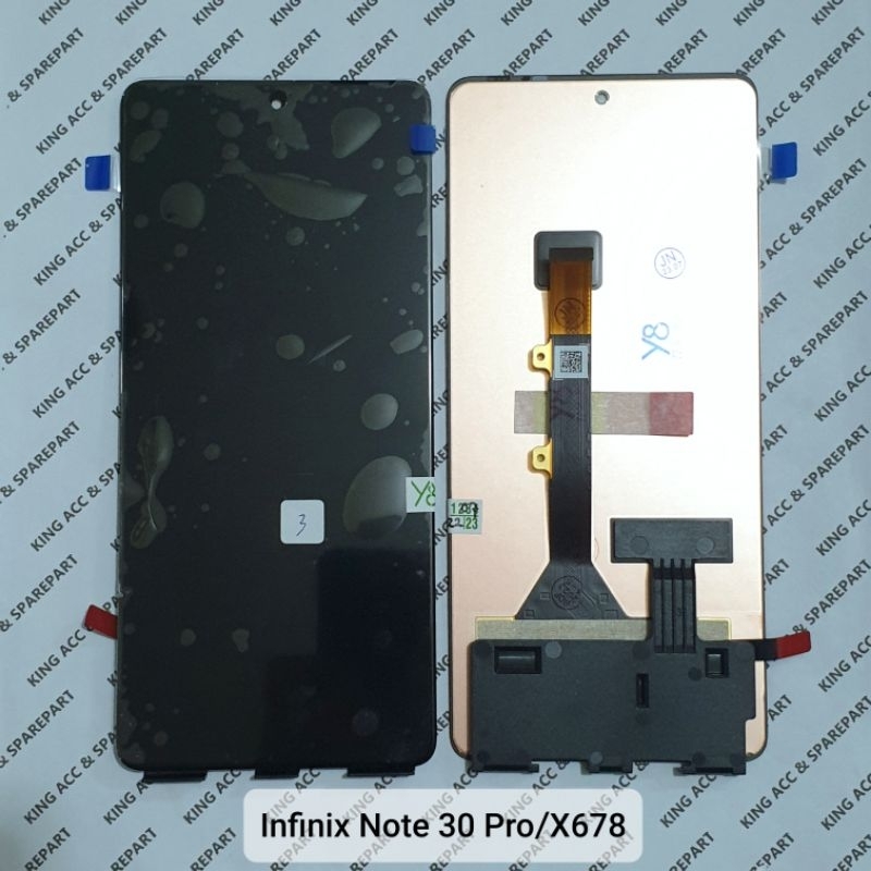 Jual LCD TOUCHSCREEN INFINIX NOTE 30 PRO X678 X678B BLACK ORIGINAL ...
