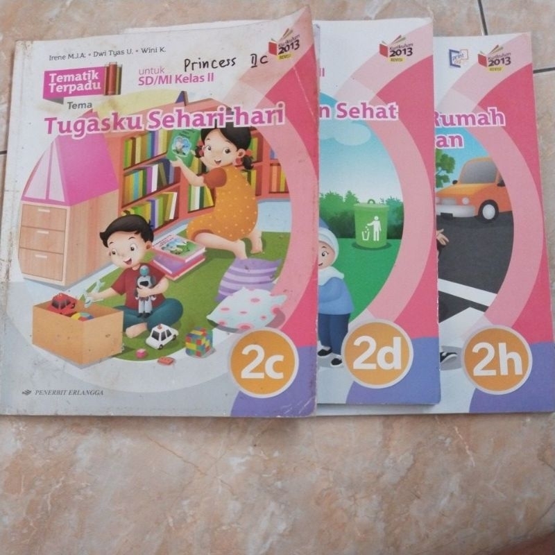 Jual Tematik Terpadu Kelas Ii 2 Sd Kurikulum 2013 Revisi Tugasku
