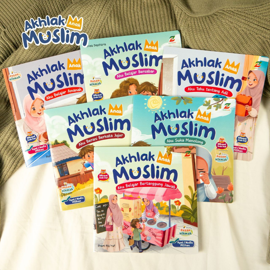 Jual Buku ziyad Seri Akhlak anak muslim bacaan islami untuk anak 3 ...