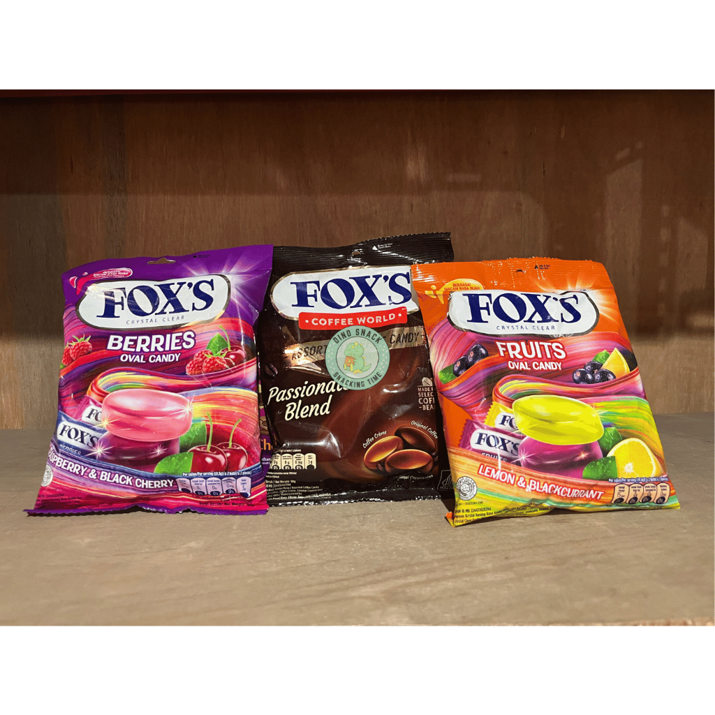 Jual Permen Fox Oval Coffee / Berries / Fruit | Shopee Indonesia