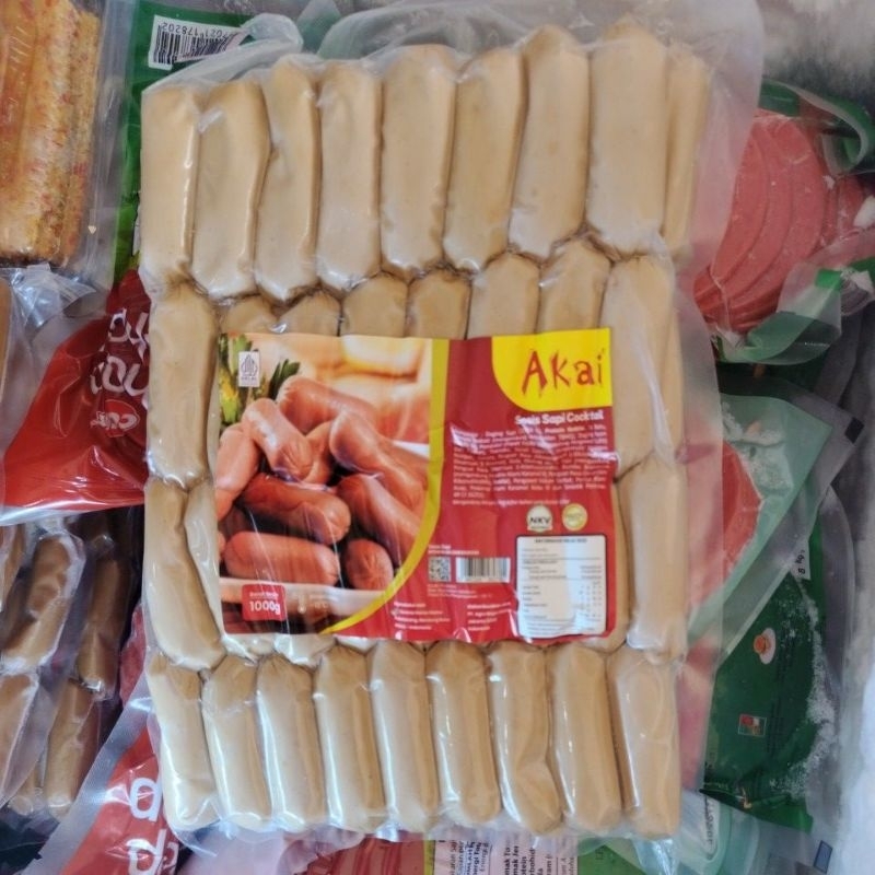 Jual Sosis Sapi (Beef Cocktail) 1kg AKAI | Shopee Indonesia