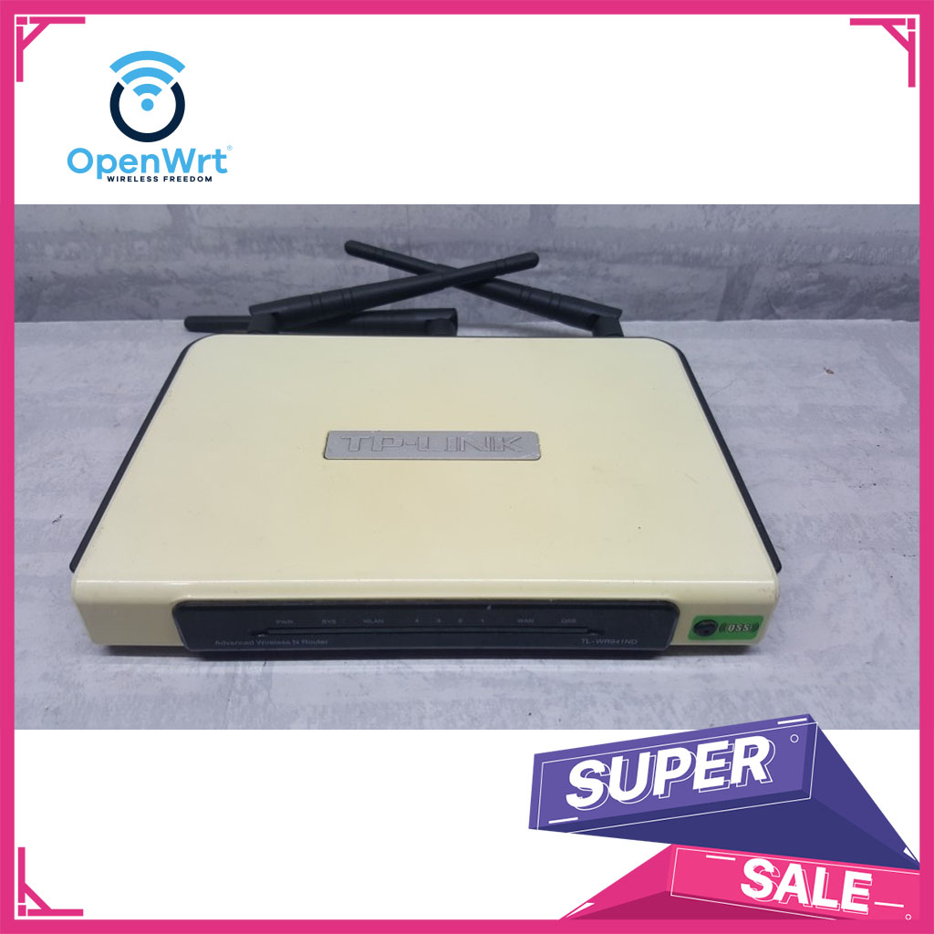 Jual TP-Link TL-WR941ND 300Mbps Wireless N Router Openwrt | Shopee ...