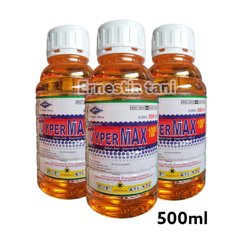 Jual CYPERMAX 100 EC 500ml Insektisida Sipermetrin Mengendalikan Hama ...