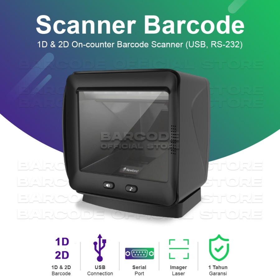 Jual Newland FR 8080 Scanner Barcode Duduk 1D 2D Imager Scan Barang ...