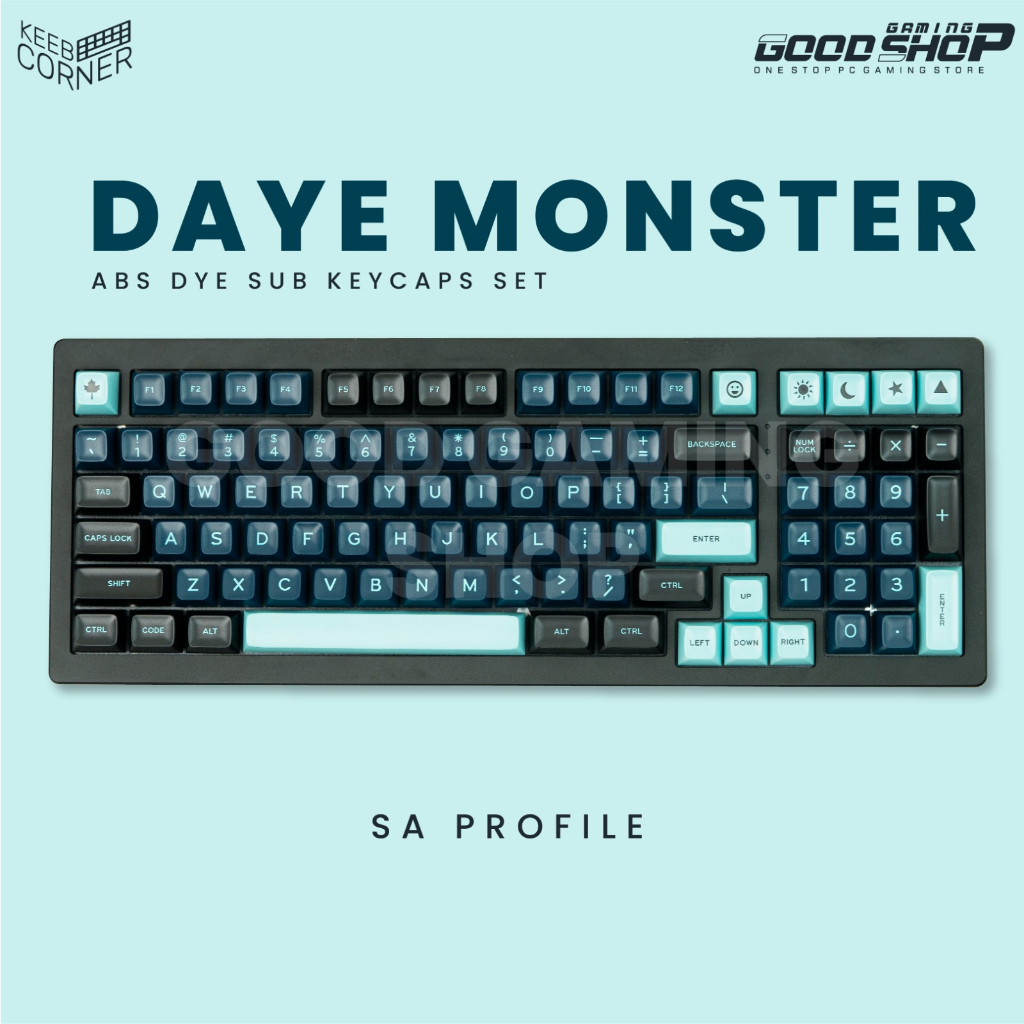 Jual KC Keycaps DAYE MONSTER SA PROFILE 173 keys | Shopee Indonesia