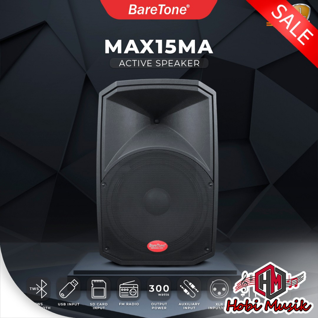 Jual Speaker Aktif Baretone MAX15MA Original Sound | Shopee Indonesia