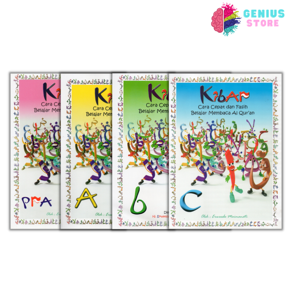 Jual Kibar Besar Warna Pra ABC Pra Cara Cepatadan Fasih Belajar Membaca ...