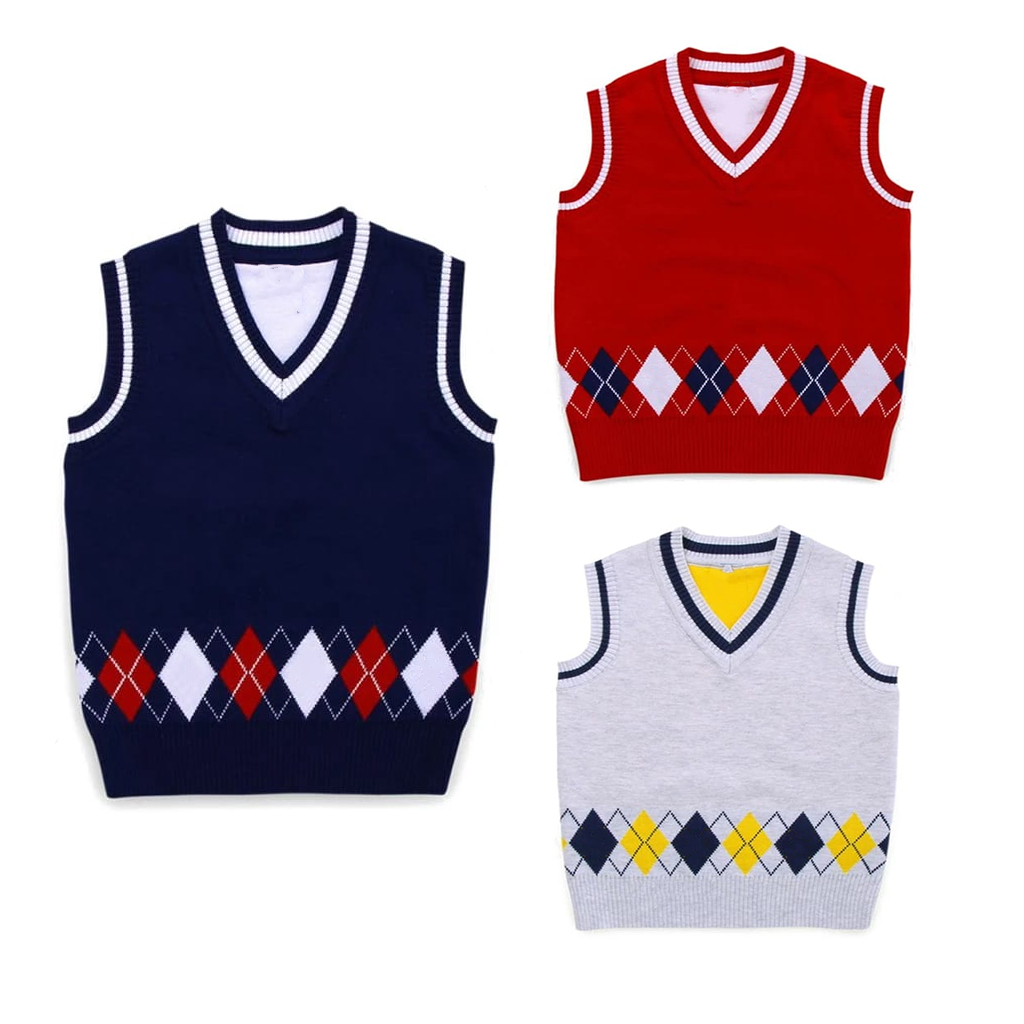 Jual Rompi Rajut anak laki-laki dan Perempuan VEST atau rompi Knit ...