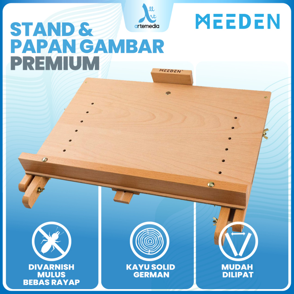 Jual Meeden Drawing Board Easel Artist Display Papan Gambar Table Top ...