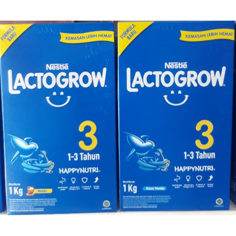 Jual LACTOGROW 4 Vanila 1 kg EXP MEI 2025 | Shopee Indonesia