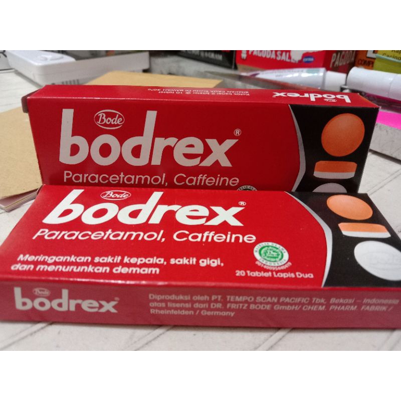 Jual Bodrex 1 kotak isi 2 lembar, obat sakit kepala | Shopee Indonesia