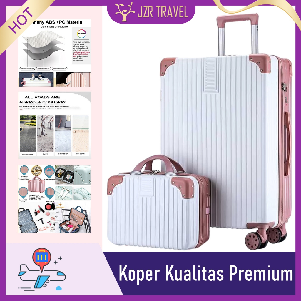 Jual JZR Koper 24 inch 2 dalam 1 Koper Mini 14 Inch 22 inchi - Tas ...