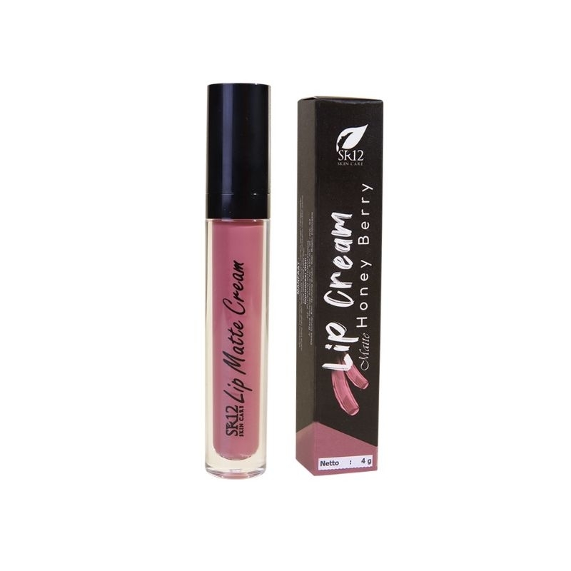 Jual SR12 Lip Matte Cream Honey Berry 4gr | Shopee Indonesia