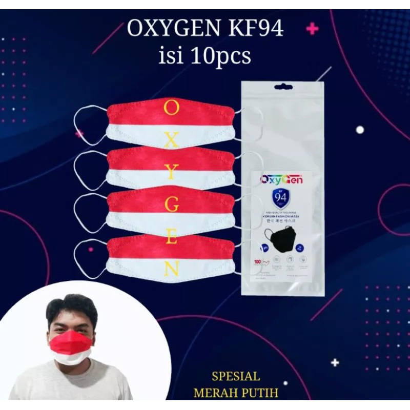 Jual Masker Merah Putih, Merah Putih, Masker Kf94 Merah Putih, Masker ...