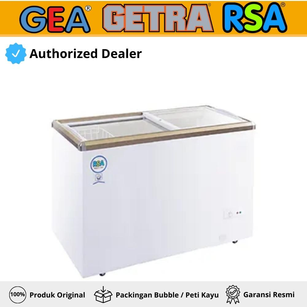 Jual Chest Freezer Sliding Rsa Xs-320 Freezer Sliding Kaca Flat ...