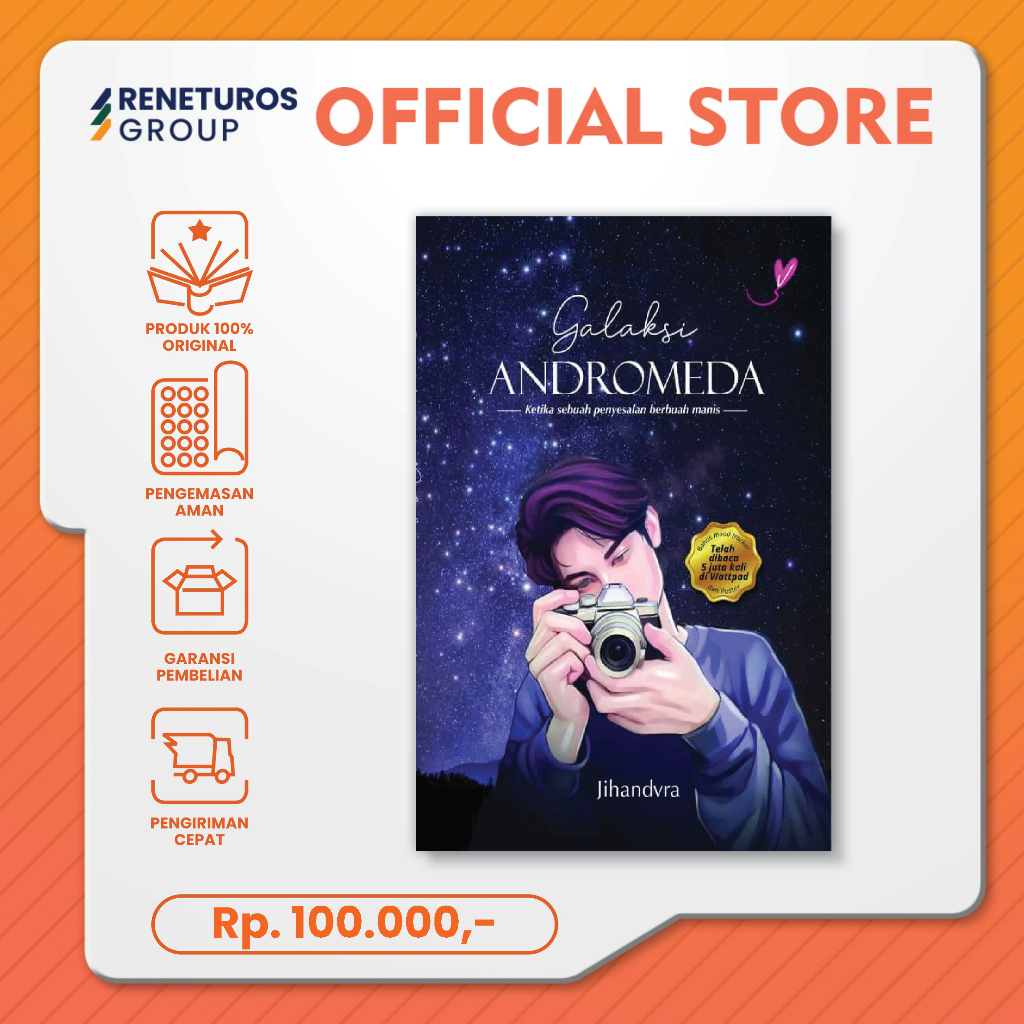 Jual Reneluv Galaksi Andromeda Jihandvra Buku Novel - Jihandvra | Shopee Indonesia