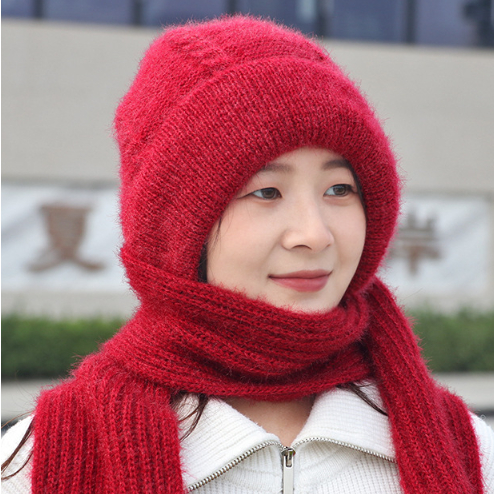 Jual Topi Kupluk Syal Wanita Musim Dingin Bisa Jadi Hijab | Shopee ...