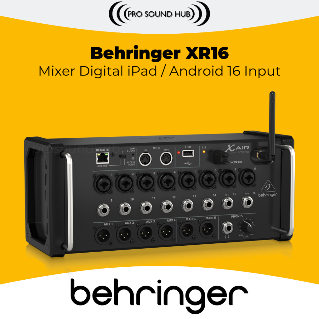 Jual Behringer XR16 X Air Mixer Digital Wireless Android Tablet PC iPad ...