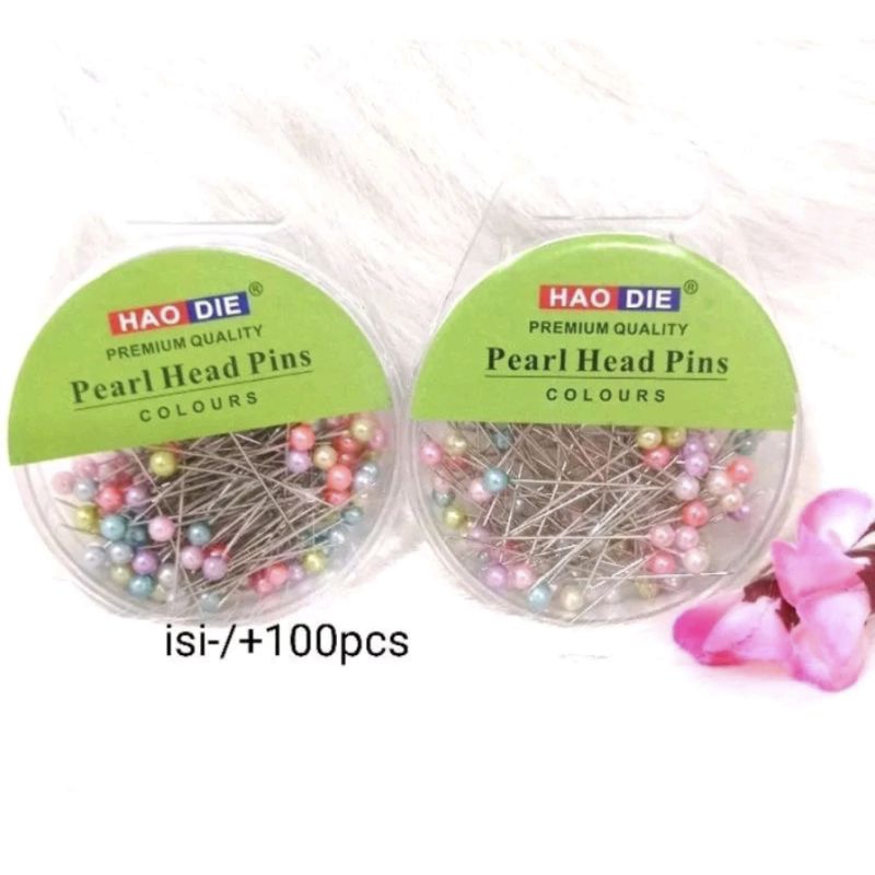 Jual Jarum Pentul Nemoto Pearl Head Pins Jarum Pentul Hijab Anti Karat ...