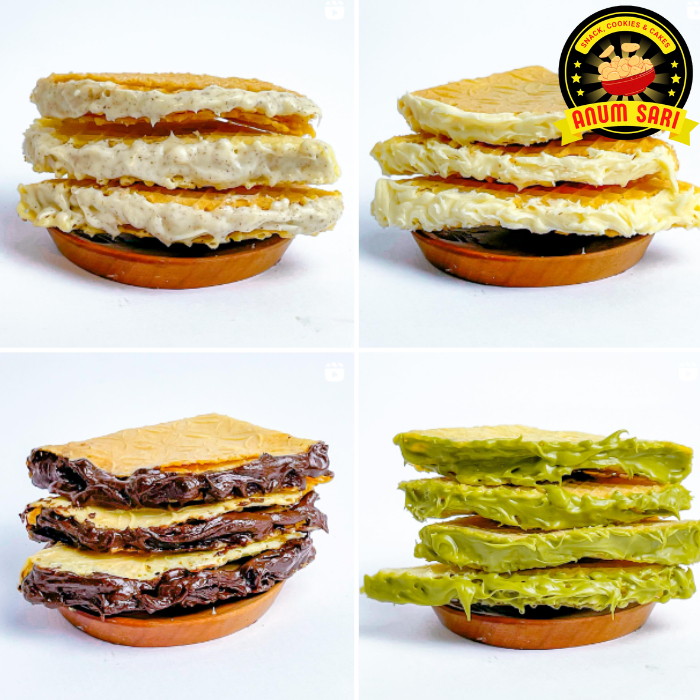 Jual Kue Crepes Semprong Leker Susu Lembang (isi 12 pcs) - Anum Sari ...