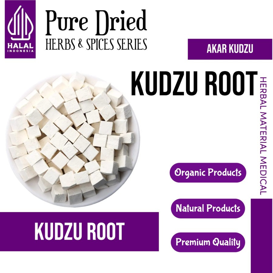 Jual ELIF TEA Organic Kudzu Root Cut Pieces Pueraria Lobatae Radix Tea ...