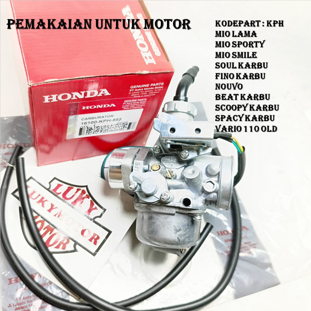 Jual PAKET KARBU KHARISMA ADAPTOR BEAT / MIO BEAT KARBU , SCOOPY KARBU ...