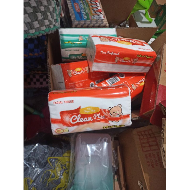 Jual Tissue Clean Plus 180 sheet | Shopee Indonesia
