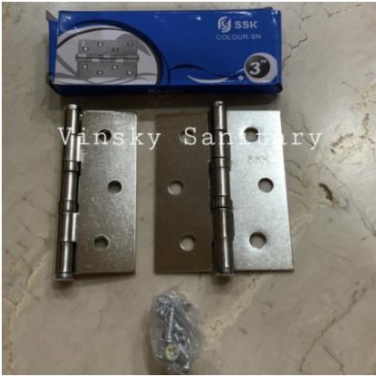 Jual Engsel Plat SSK 3" inch engsel jendela 3 inch Kuning / Gold ...