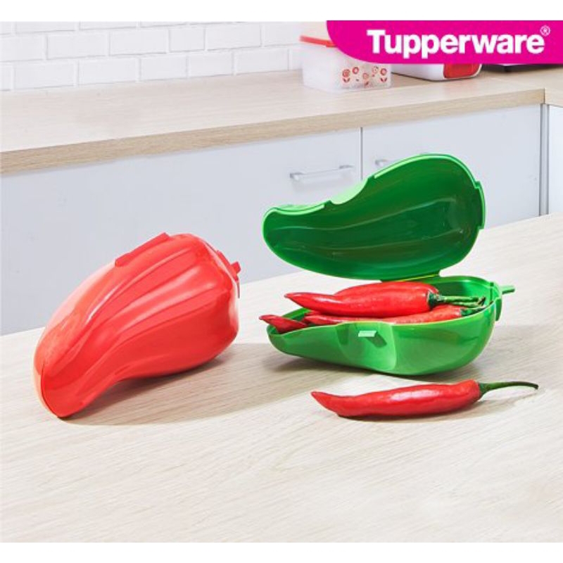 Jual NEW!!! Chili keeper Tupperware (dpt 2pcs) | Shopee Indonesia