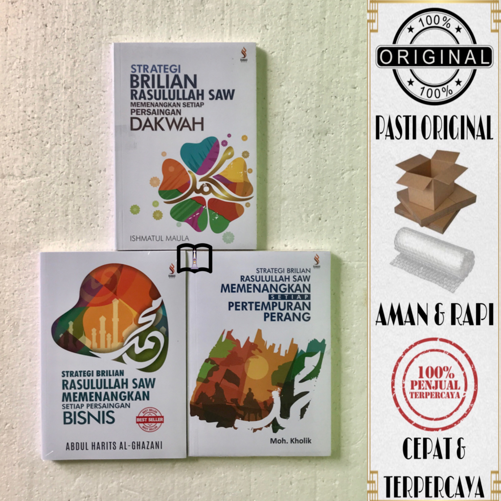 Jual Paket Buku Strategi Brilian Rasulullah - Dakwah, Bisnis & Perang ...