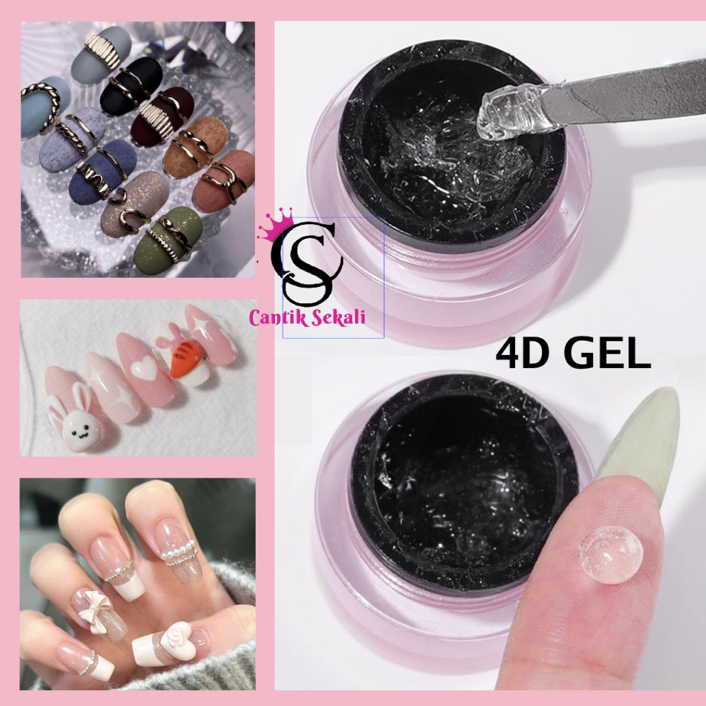 Jual 4D Gel PVC Gel untuk Nail Art Gel PVC untuk bikin Nail Art 4D ...
