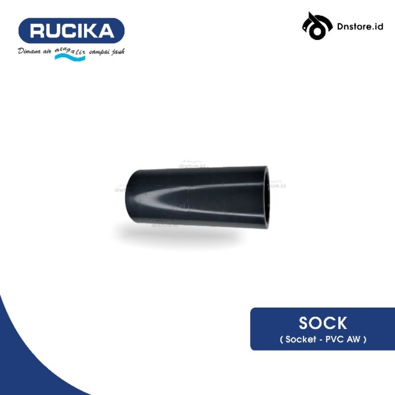 Jual SOCK/SOCKET RUCIKA PVC (AW) Original, Size 1/2 Inch - 1 Inch ...