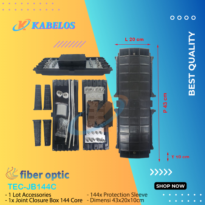 Jual Fiber Optic Joint Closure 144 Core | Joint Closure FO 144 Core ...